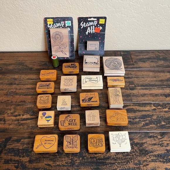 Outlines Rubber Stamp Company | Other | Assorted Craft Lot Of 23 ...